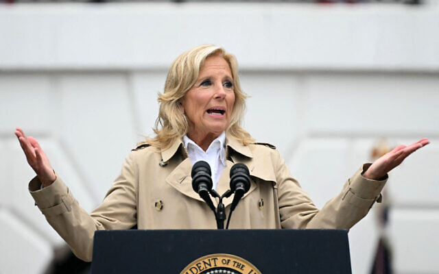 Jill Biden 'all in' on husband's reelection bid as he defies calls to ...